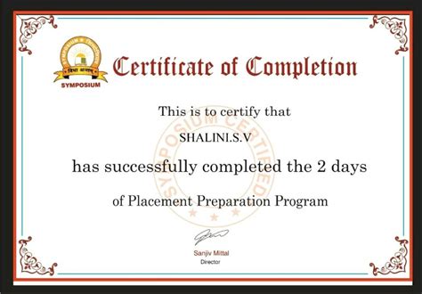 Placementpreparation Symposium Iitm Shalini S V