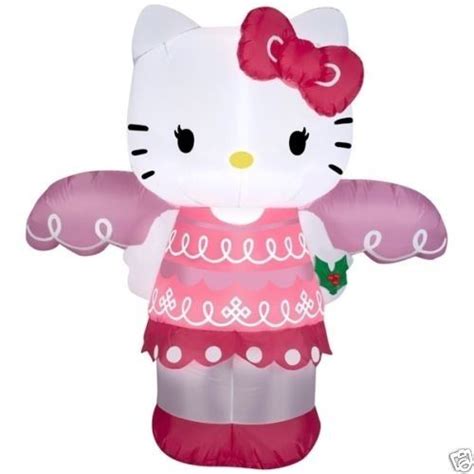 4ft Inflatable Airblown Hello Kitty Christmas Angel Indooroutoor