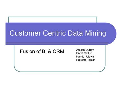 Customer Centric Data Mining Pdf