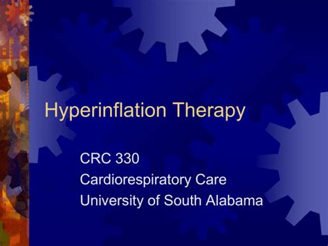 Hyperinflation Therapy Atelectasis And Lung Expansion