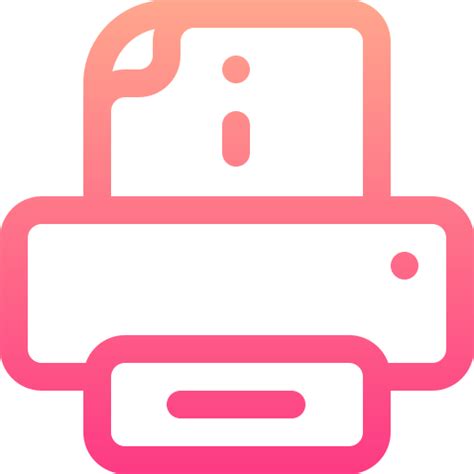 Printer Basic Gradient Lineal Color Icon