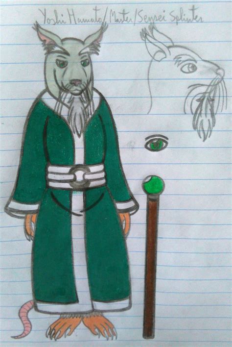 Sketch Test For My Tmnt Au Stuff Master Splinter By Soniclifetime On