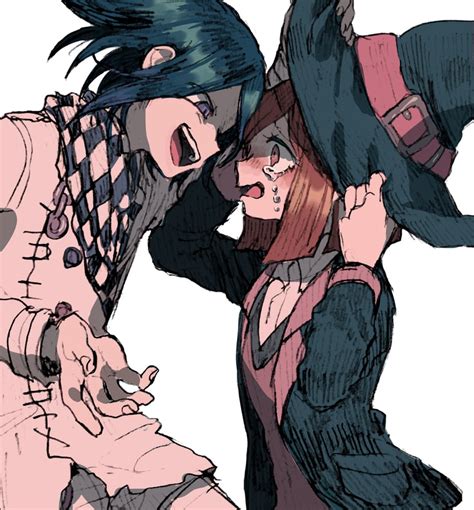 Oma Kokichi And Yumeno Himiko Danganronpa And 1 More Drawn By Sarami