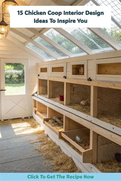 15 Chicken Coop Interior Design Ideas To Inspire You In 2025 Walk In Chicken Coop Chicken