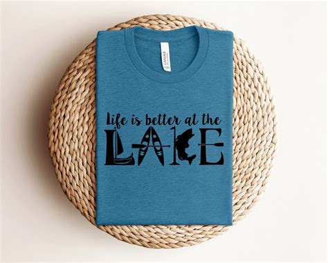Life Is Better At The Lake Short Sleeve Tee Summer Tee Vacation