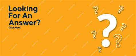 Premium Vector Orange Question Mark Background With Text Space