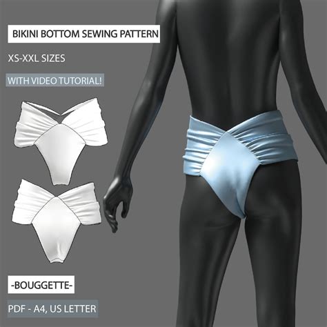 Swimwear Sewing Pattern With Video Tutorial Reversible Brazilian