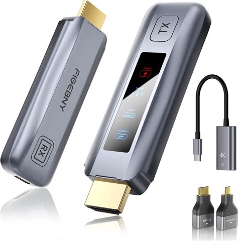 Figebny Wireless Hdmi Transmitter And Receiver 4k Larger