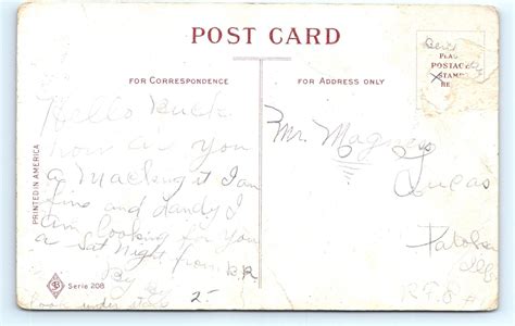 Postcard Risque Comic Uneednt Rubber Go To A Show Pre 1920s J14 Topics Cartoons And Comics