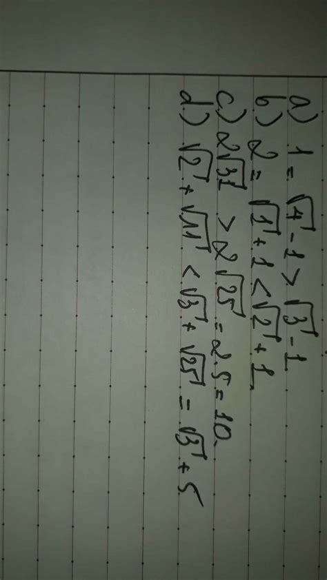 So Sánh Sqrt{2} Sqrt{11}và Sqrt{3} Sqrt{5} Olm