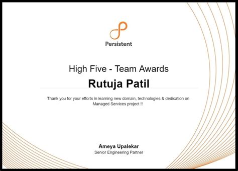 Rutuja Patil On Linkedin Persistentsystems