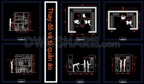 67 Download Cad Dynamic Blocks Library For Dressing Rooms