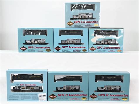 Sold At Auction Seven Proto 2000 Ho Pennsylvania Gp And Sd Diesel Engines Gp7 Gp9 Gp9ii And Sd7 Ob