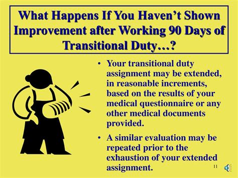 Ppt What Is Transitional Duty Powerpoint Presentation Free Download