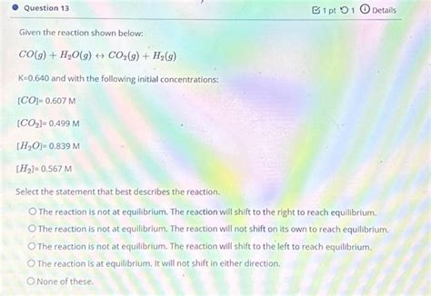 Solved Calculate The Initial Concentration For A First Order