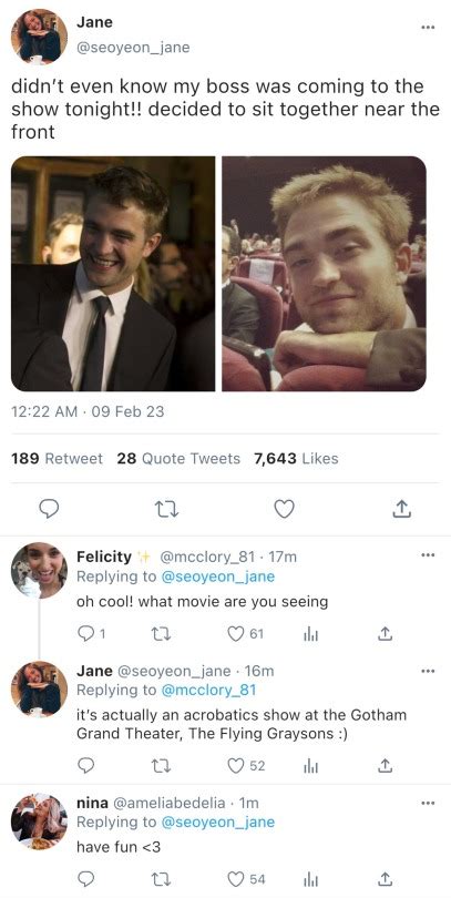 A Wild Battinson Social Media Au Tumbex