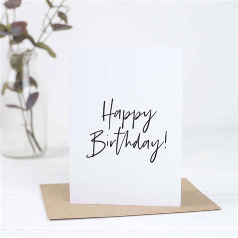 Simple Birthday Cards