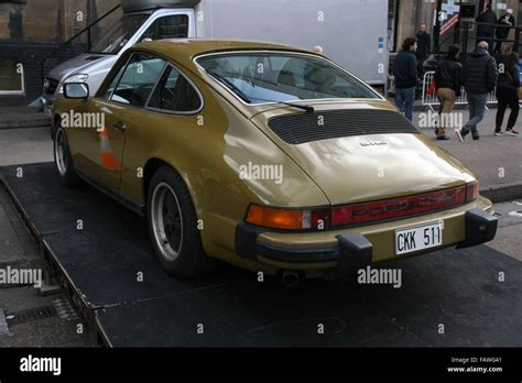 London Uk The Porsche Driven By Sofia Helins Character In The Bridge At The Nordicana 2014 At