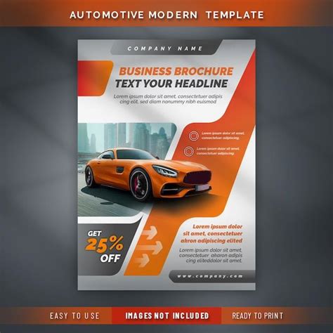 Modern Automotive Brochure Template
