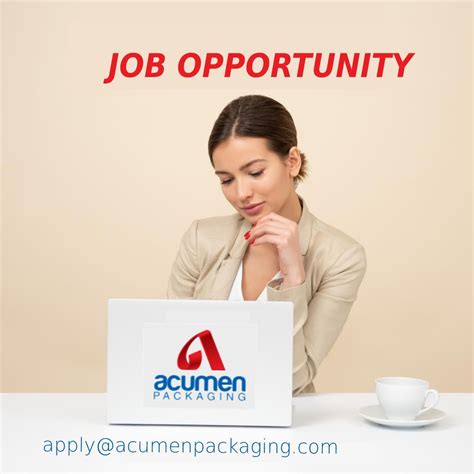 Job Opportunities Assistant Managermanager Packaging Development With