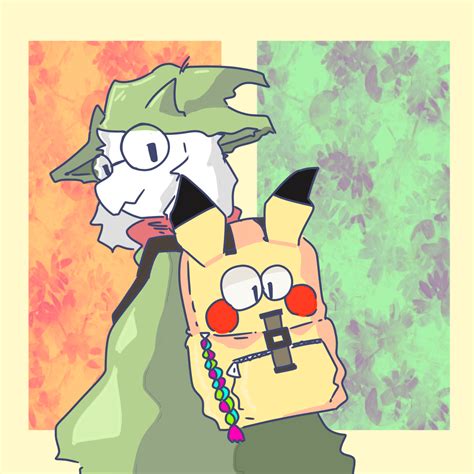 Kr1s Dreemurr — I Drew Ralsei With A Pikachu Backpack Look