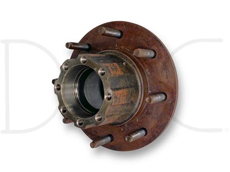 05 06 Ford F350 Drw Dually Dana 80 Rear Axle Wheel Hub 8 Lug Oem 5c34