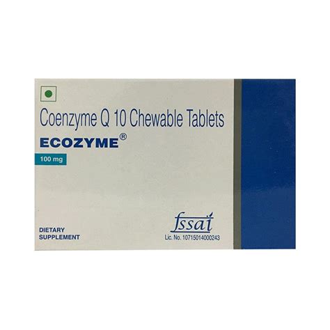 Ecozyme Nutritional Supplement Chewable Tablet 100 Mg Price From Rs