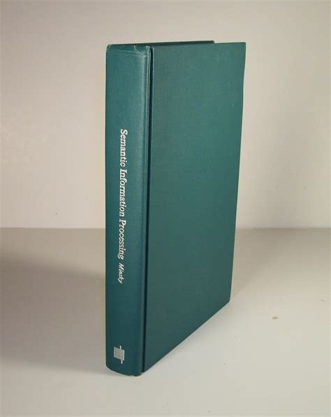 Semantic Information Processing Minsky Marvin Ed 9780262130448 Books