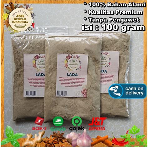 Jual Lada Putih Bubuk Lada Bubuk Asli 100 Kualitas Premium Indonesiashopee Indonesia