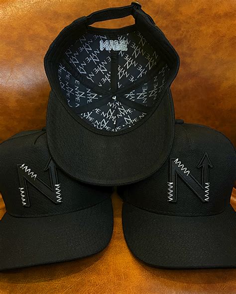 Boné Nype Preto Com Logo Em Zig Zag Nype