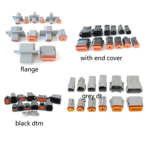 High Quality Automotive Connector Hd Hdp Dt Dtp Dtm Series 2 3 4 6 8 12