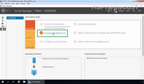 Install And Configure Ipam In Windows Server 2019