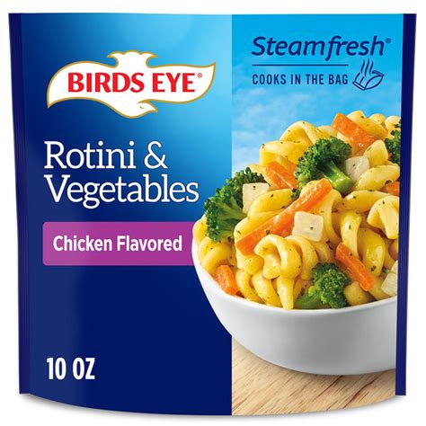 Birds Eye Steamfresh Chicken Flavored Rotini And Vegetables 10 Oz