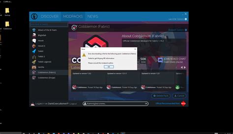 can someone help me with technic launcher not downloading modpacks r