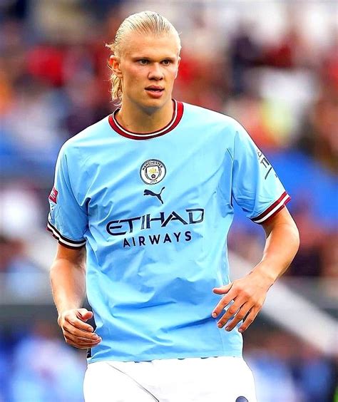 Erling Haaland Manchester City Futbol Jugador De Futbol