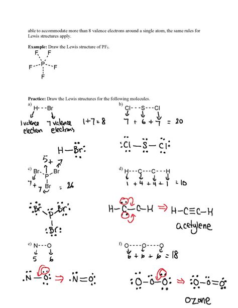 Chem 11 Lewis Structures And Vsepr Mr Sius Chemistry — Db