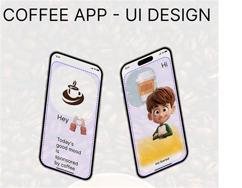 Coffee App Ui Design On Behance Coffee App Ui Design On Behance