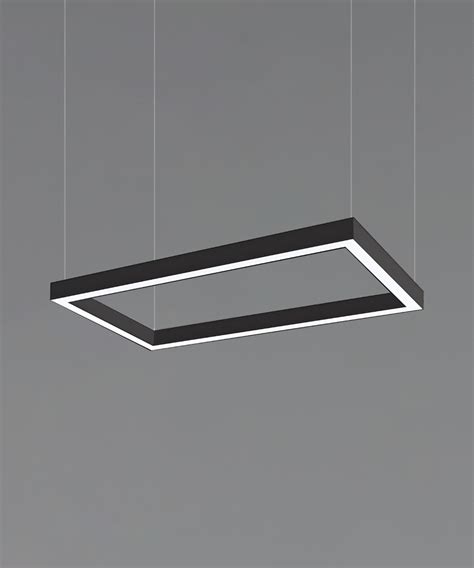 2 Inch Rectangular Led Linear Pendant Light Rectangular Pendant Light