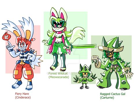 Furry Anthro Ocs Based On Pokemon 2 By Nicoca1 On Deviantart