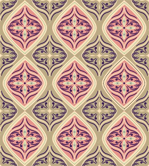 Premium Vector Classic Batik Pattern Batik Seamless Pattern Vector