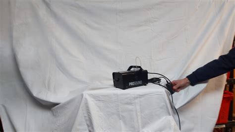 Small Smoke Machine Complete With Fluid And Cabling Disco Equipment