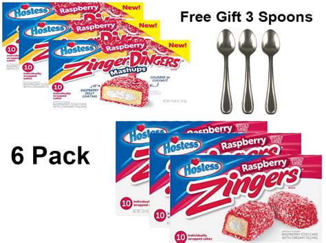 Hostess Raspberry Zingers Raspberry Iced Cakes 13 40 Oz 10 Count And
