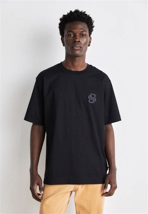 Boss Tames T Shirt Basicczarny Zalandopl