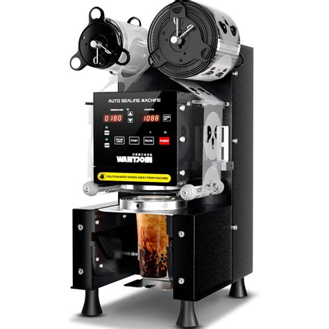 Wantjoin Cup Sealing Machine Full Automatic Cup Sealer Machine 9095mm