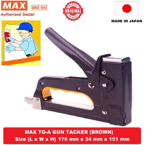 Max Gun Tacker Tg A Heavy Duty Original Made In Japan Use Max T3 10mb
