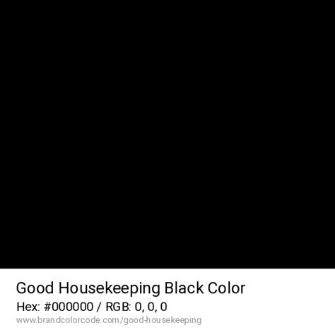 Good Housekeeping Brand Color Codes