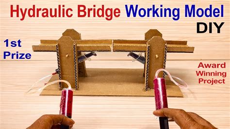 Science Project Working Model Hydraulic Bridge Science Exhibition