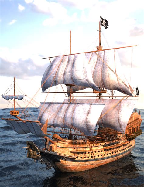 Xi Galleon Pirate Ship Daz 3d Xi Galleon Pirate Ship Daz 3d