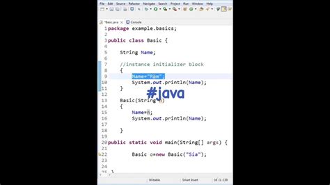 Instance Initializer Block Harshikasoftwaretrainer Computer