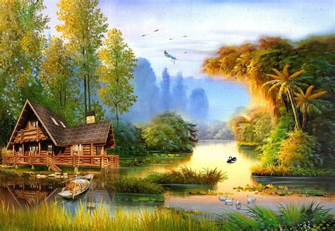 Wallpaper Nature Wallpaper Quiet Place